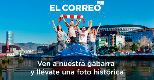 Ven a celebrar el triunfo a nuestra gabarra y llévate una foto ...