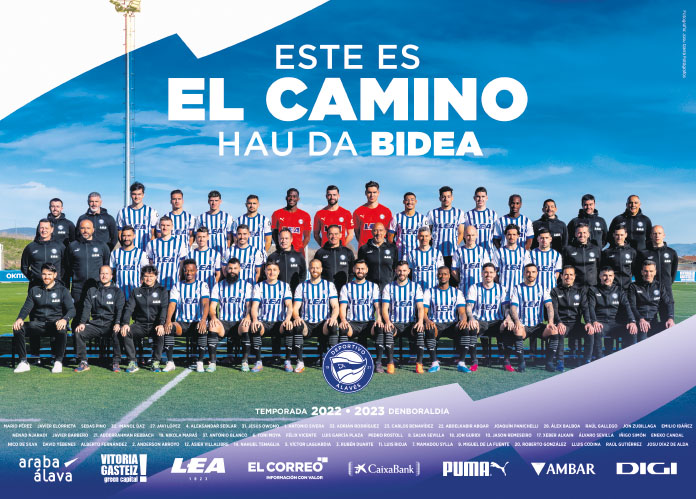 Consigue con EL CORREO el póster oficial del Alavés